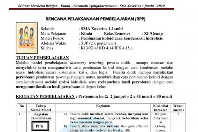 Contoh Rpp Merdeka Belajar – Beinyu.com