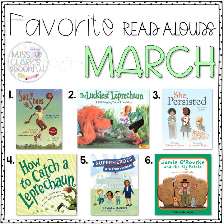 Favorite March Read Alouds for the Primary Classroom - Miss Clark's ...