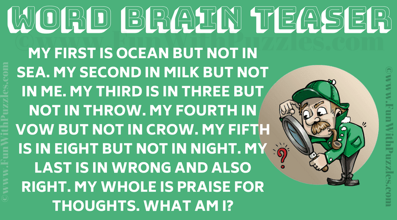 Tricky Question: Mind Bending English Riddle with Answer