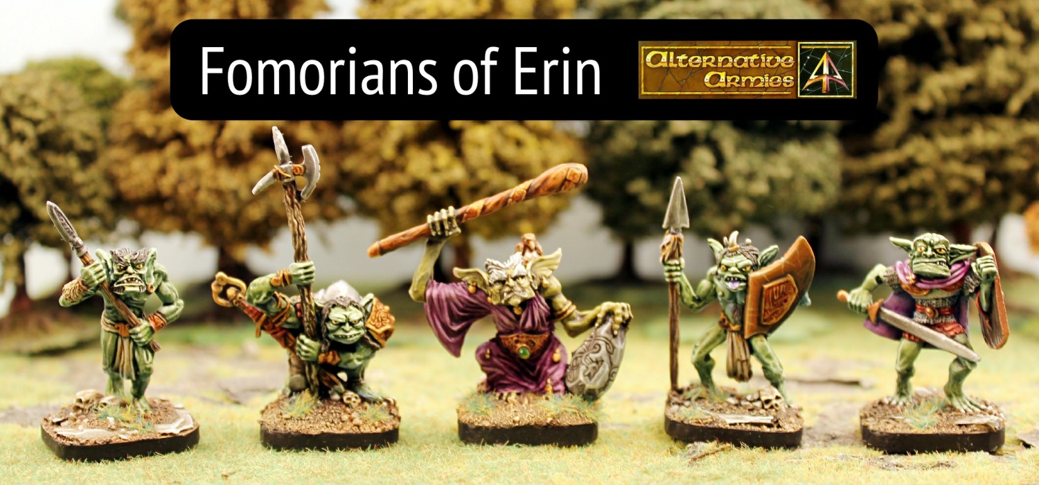 Wargame News and Terrain: Alternative Armies: Fomorians of Erin New ...