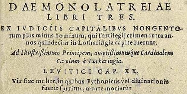 El Espejo Gótico: «Demonolatría»: Nicolás Remy; libro y análisis