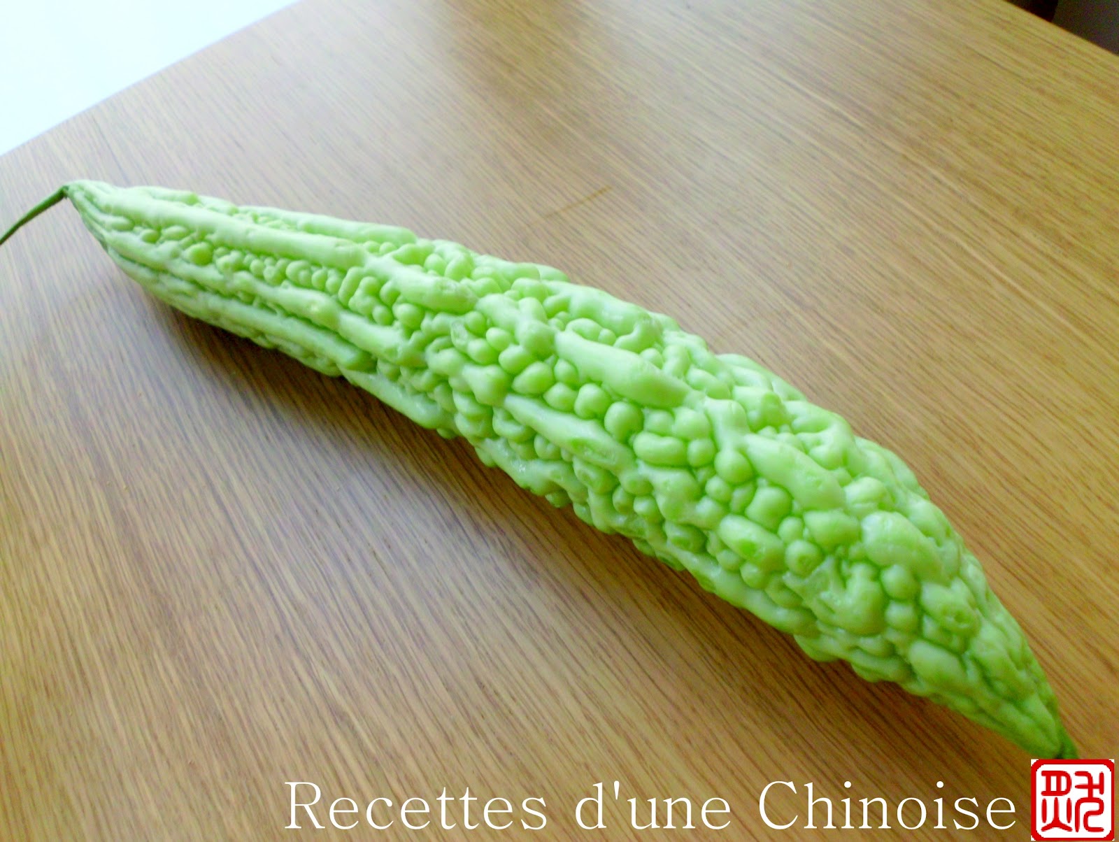 Recettes d'une Chinoise: Ku Gua ou Concombre amer sauté au piment et ...