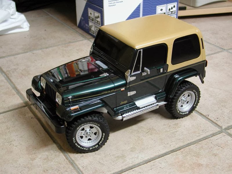 tonihimawan rc helicopter: RC MOBIL TAMIYA CC01 JEEP WRANGLER (BARU).