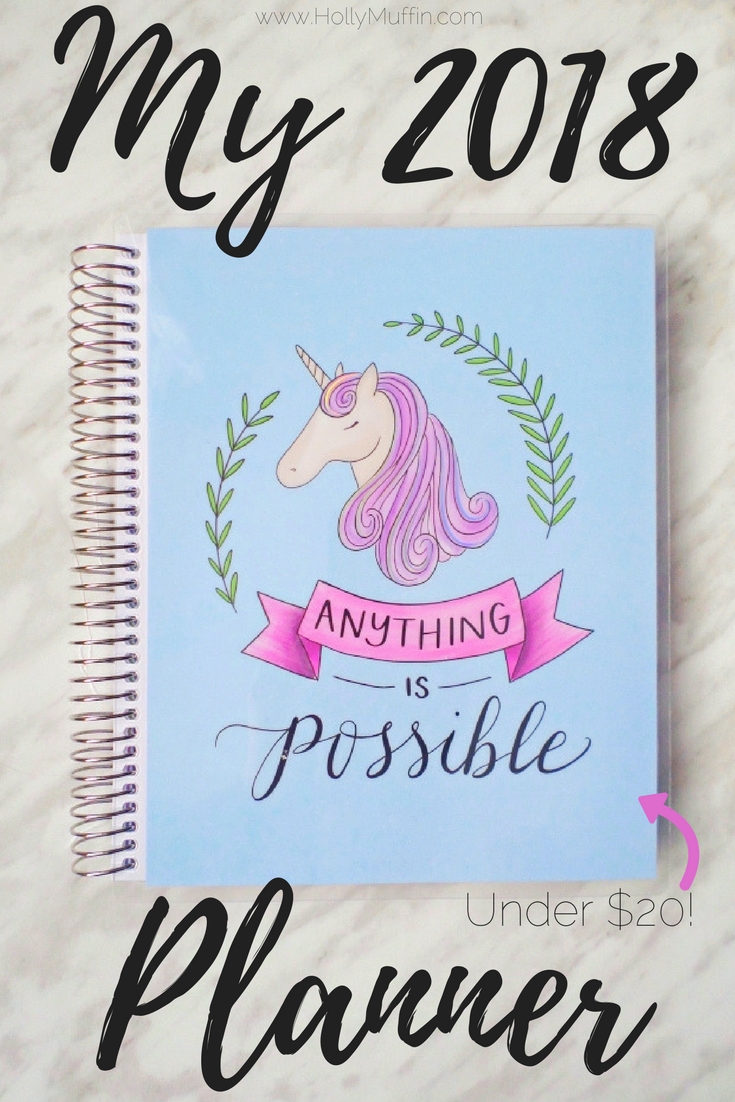 Recollections Pastel Unicorn Planner - Holly Muffin