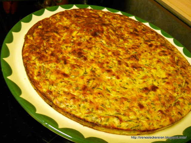 Irène`s Leckereien♥: Zucchini-Kuchen / Torta di zucchine