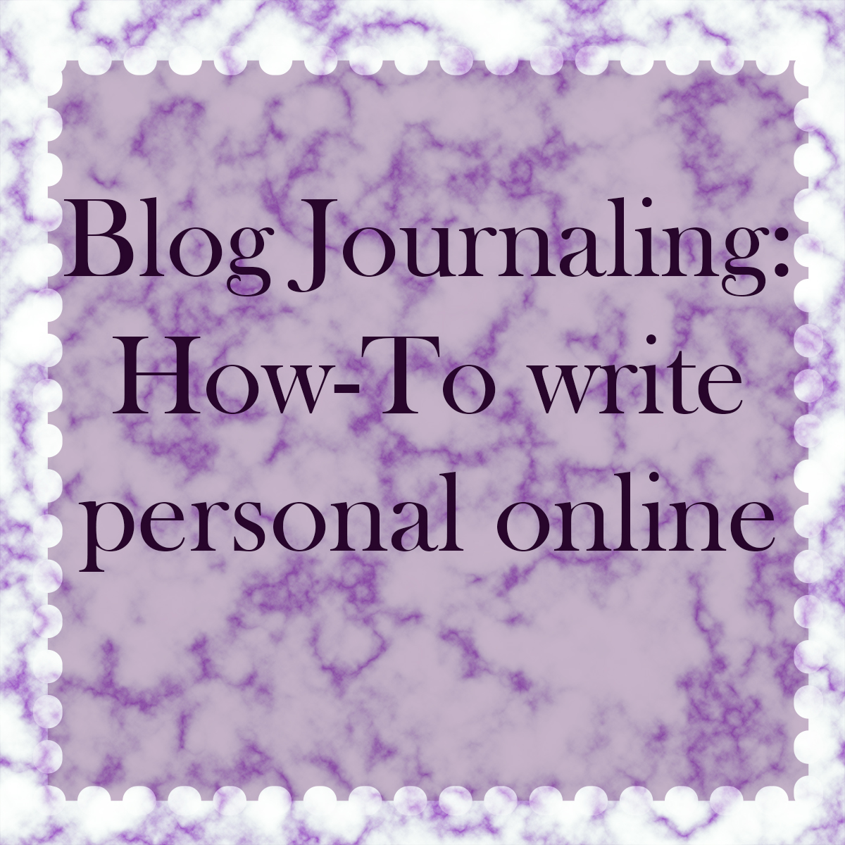 My Ambiance Life: Blog Journaling: How-To write personal online