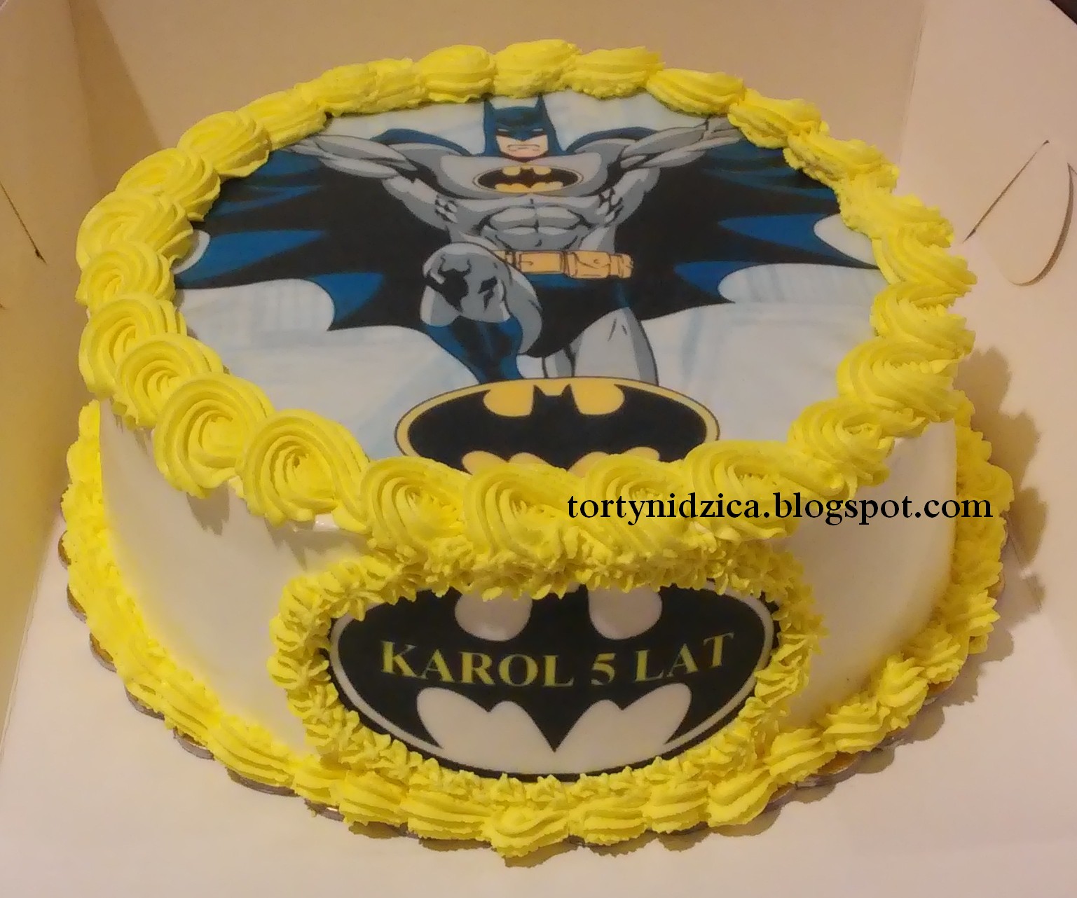 Torty artystyczne- Nidzica, Mława: Tort Batman.