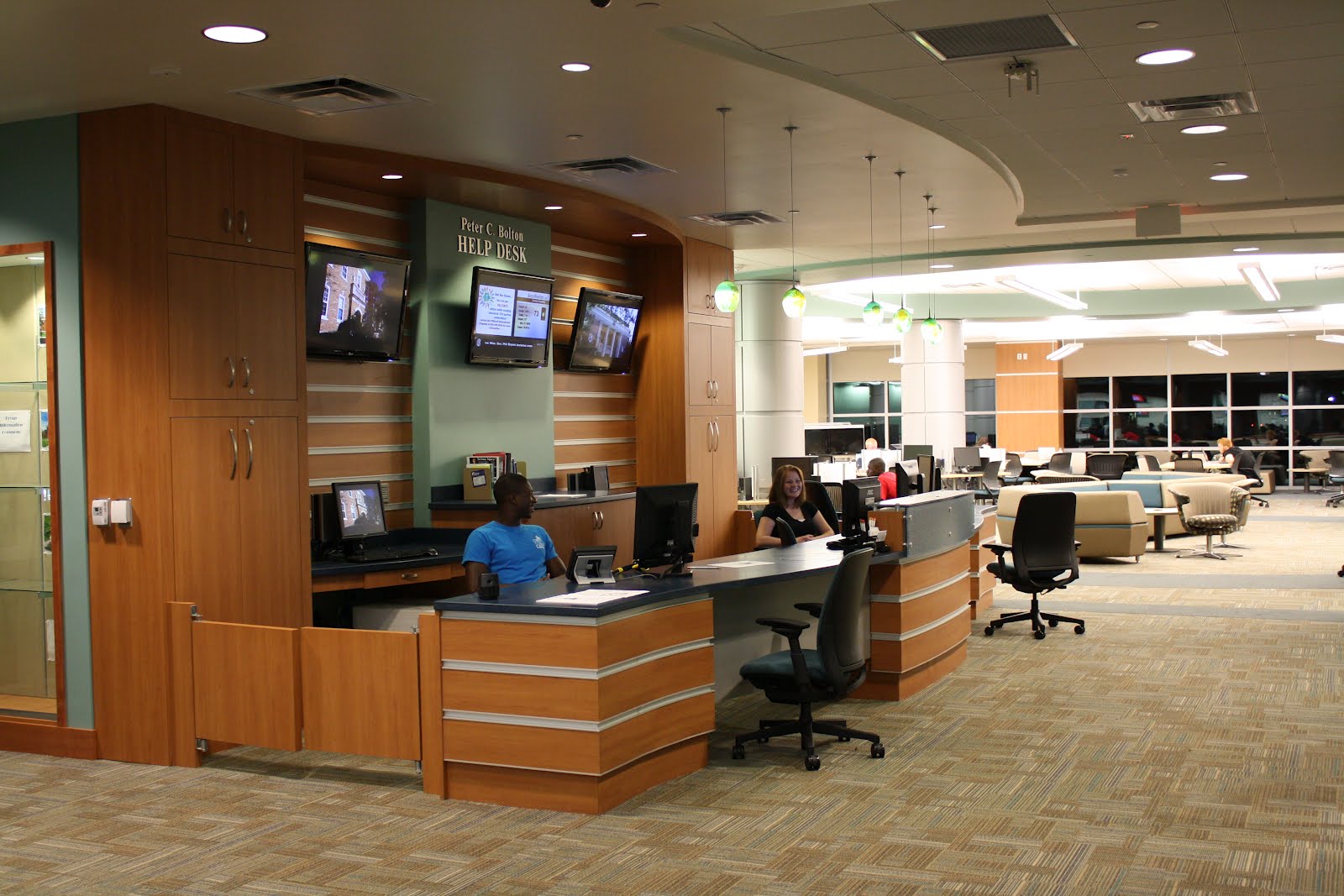 News from Kimbel Library: Has anyone seen the Information Desk?