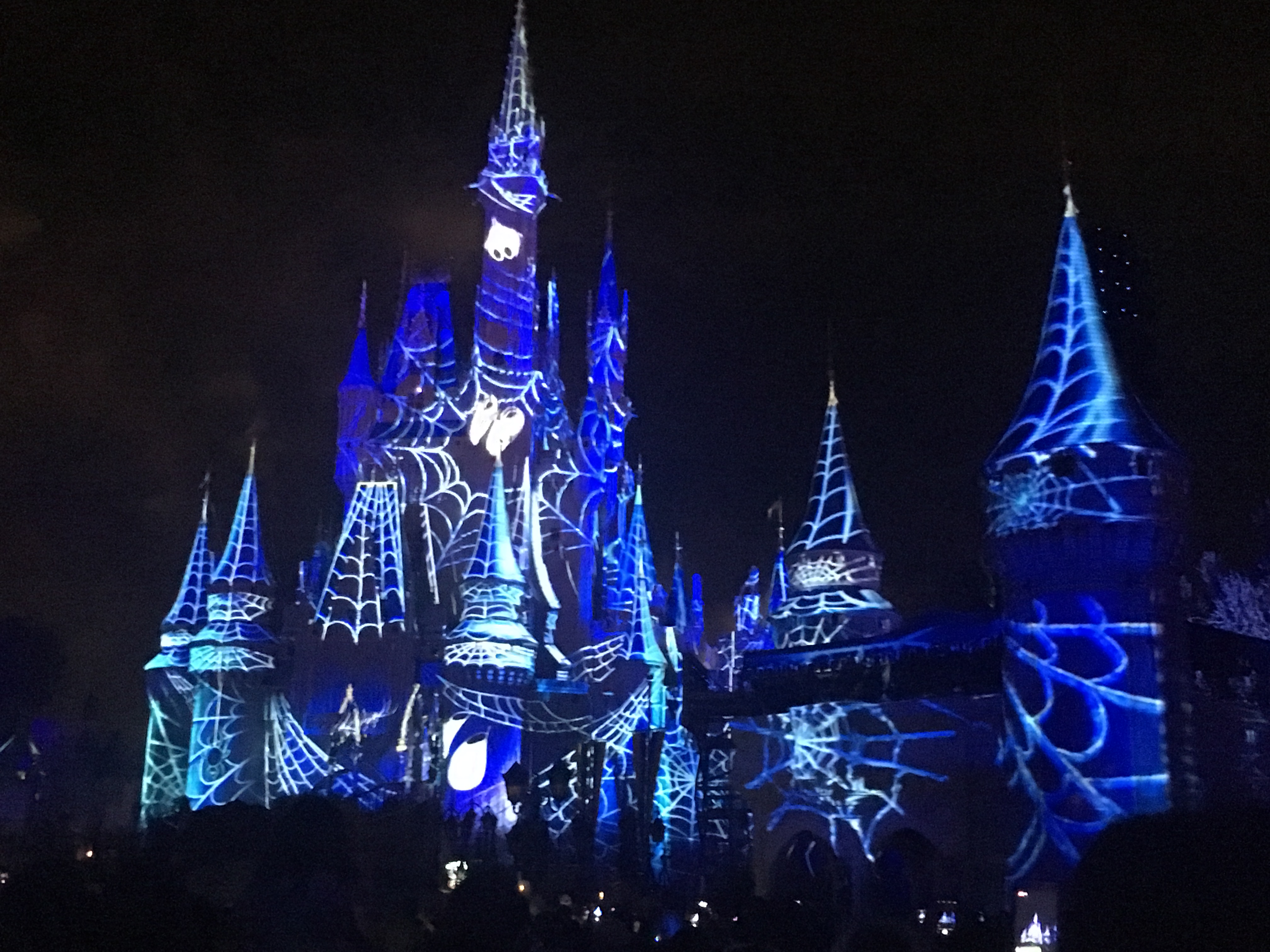 Projections of Mickey's Not So Spooky Spectacular Tribute