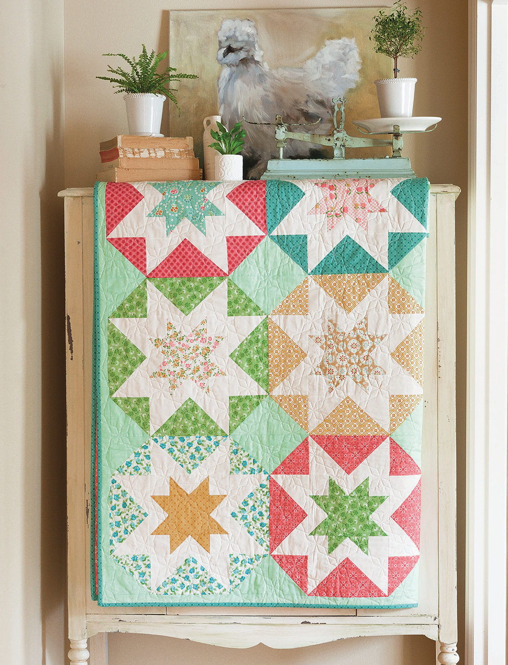 Abloom Quilt in Mod Meow