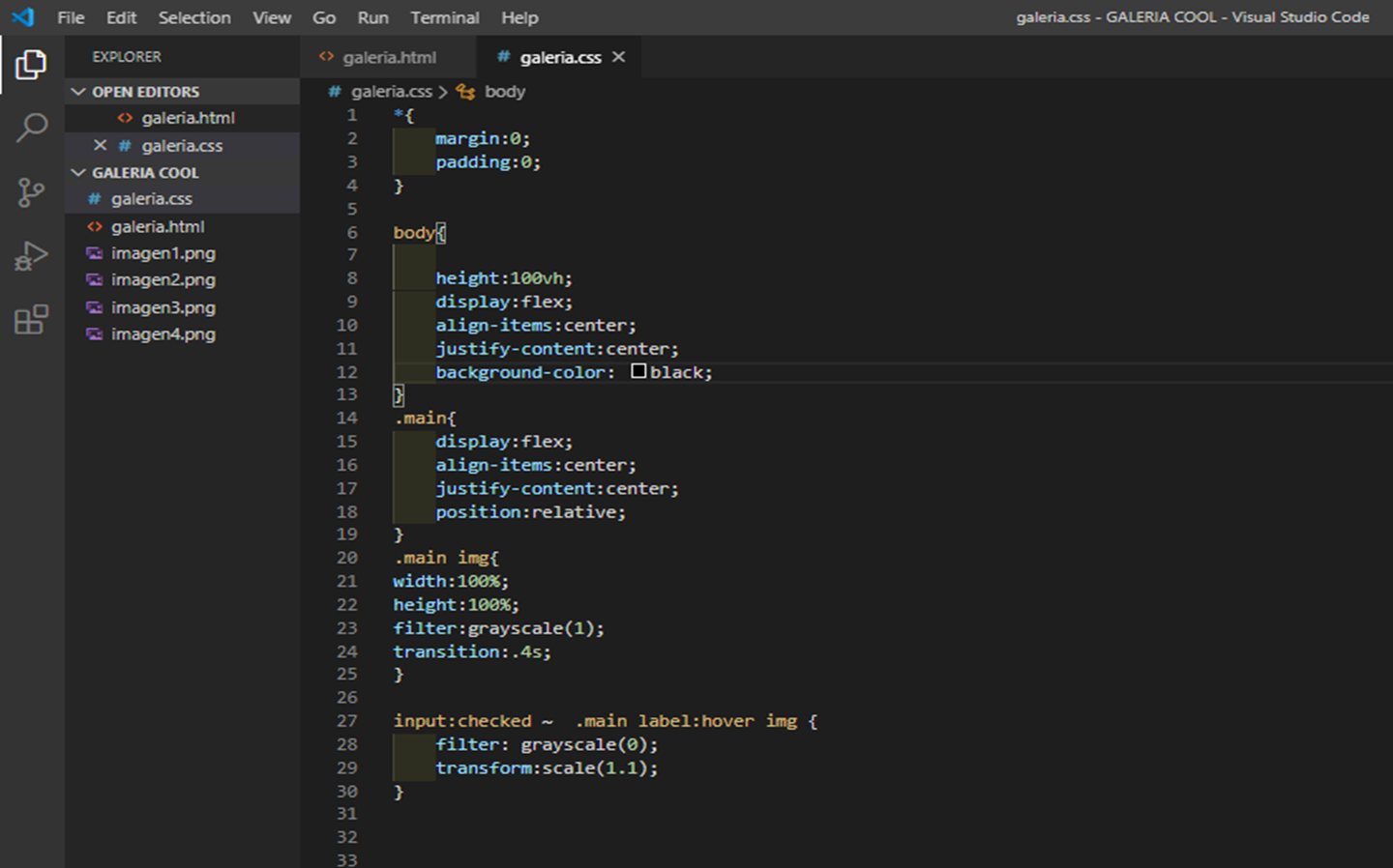 yokeissa: Efecto Galeria elaborado con HTML y CSS