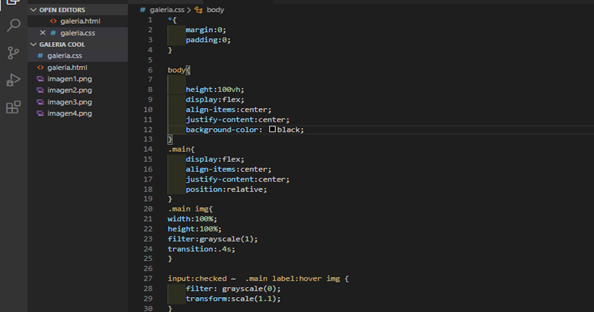 yokeissa: Efecto Galeria elaborado con HTML y CSS
