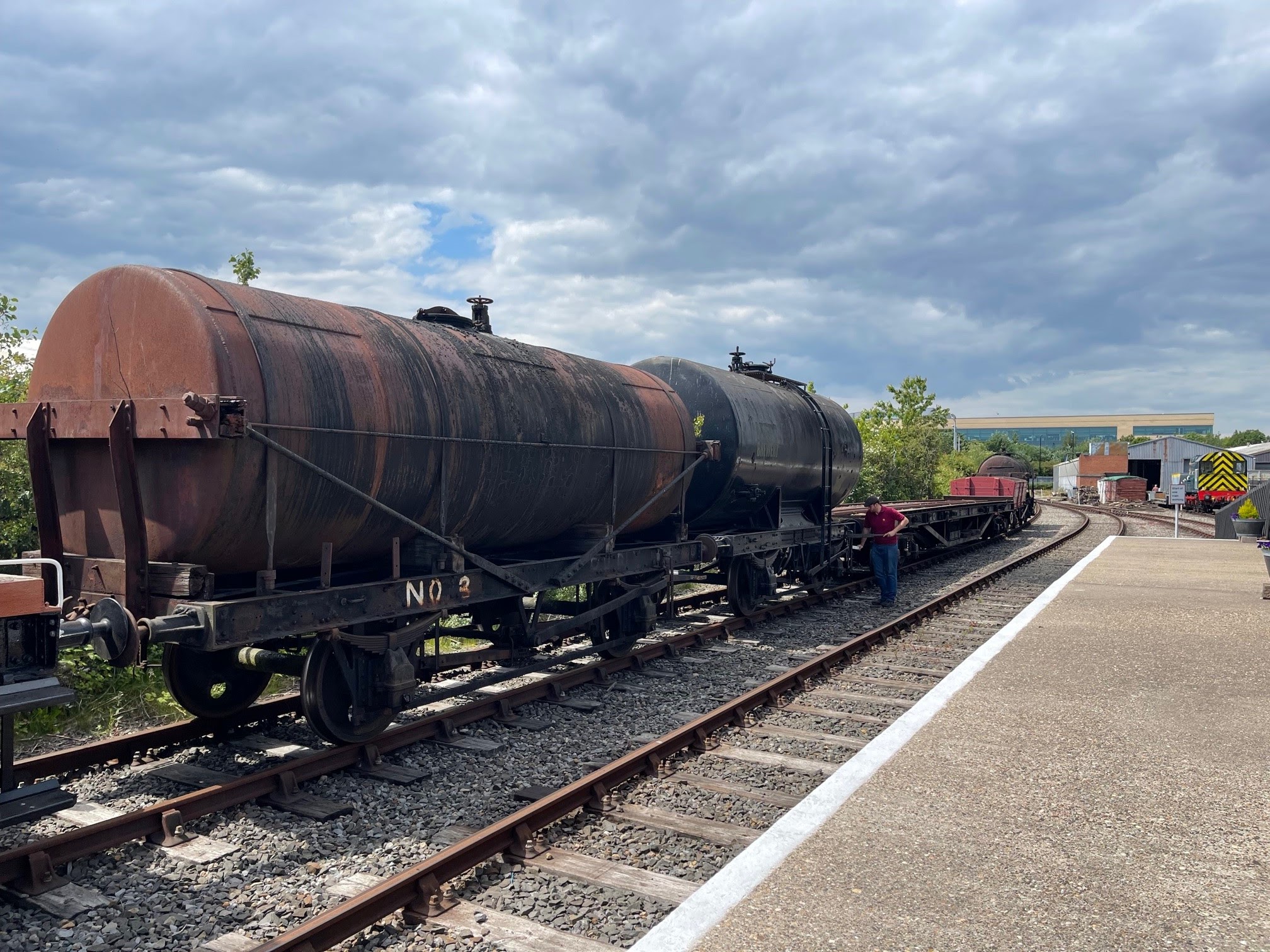North Tyneside Steam Railway: Freight Guard training