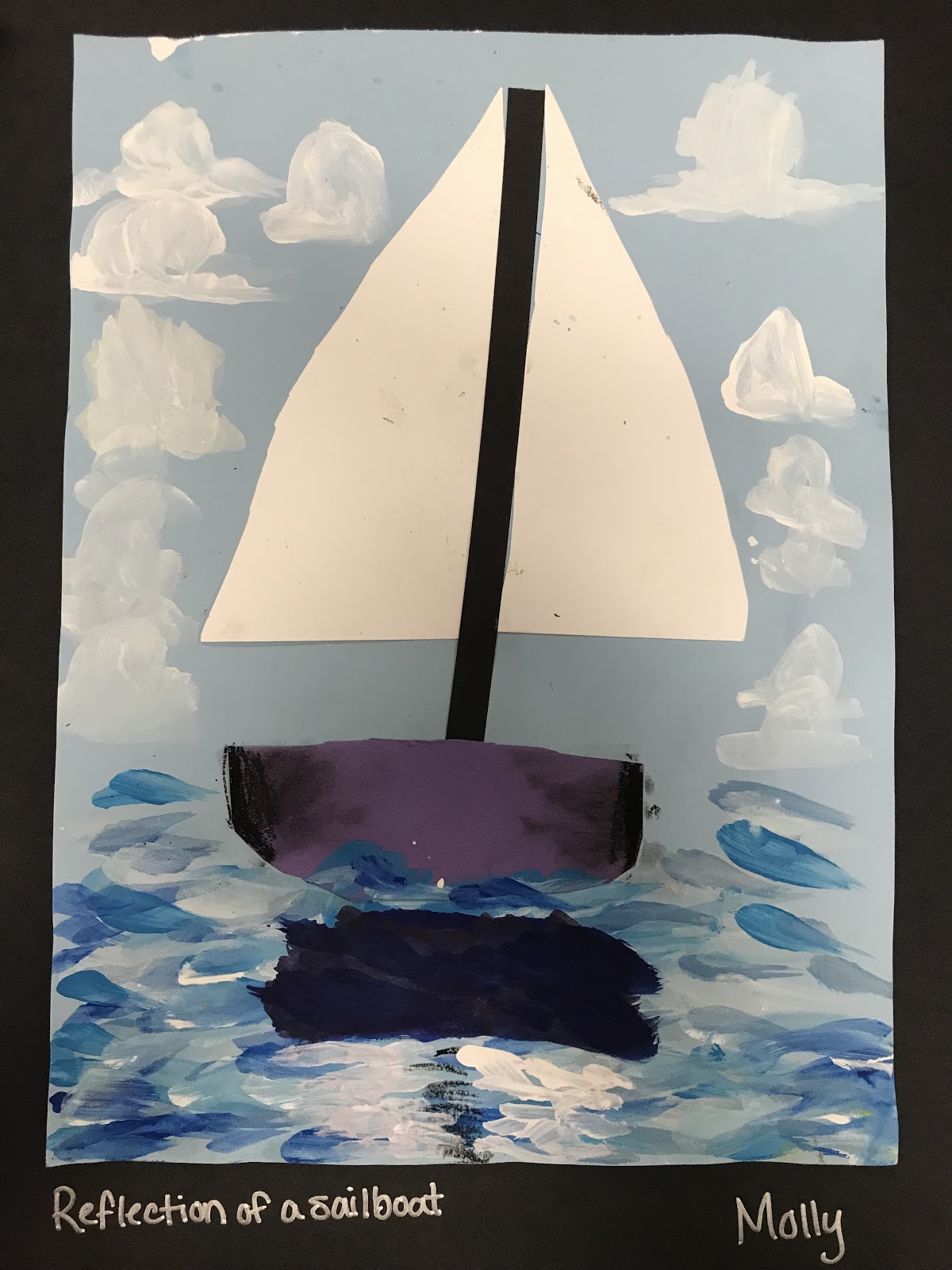 Elements of the Art Room: 1st grade Sailboats