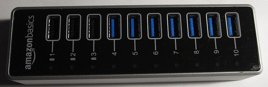 Common Emitter: Amazon Basics 10 port USB hub