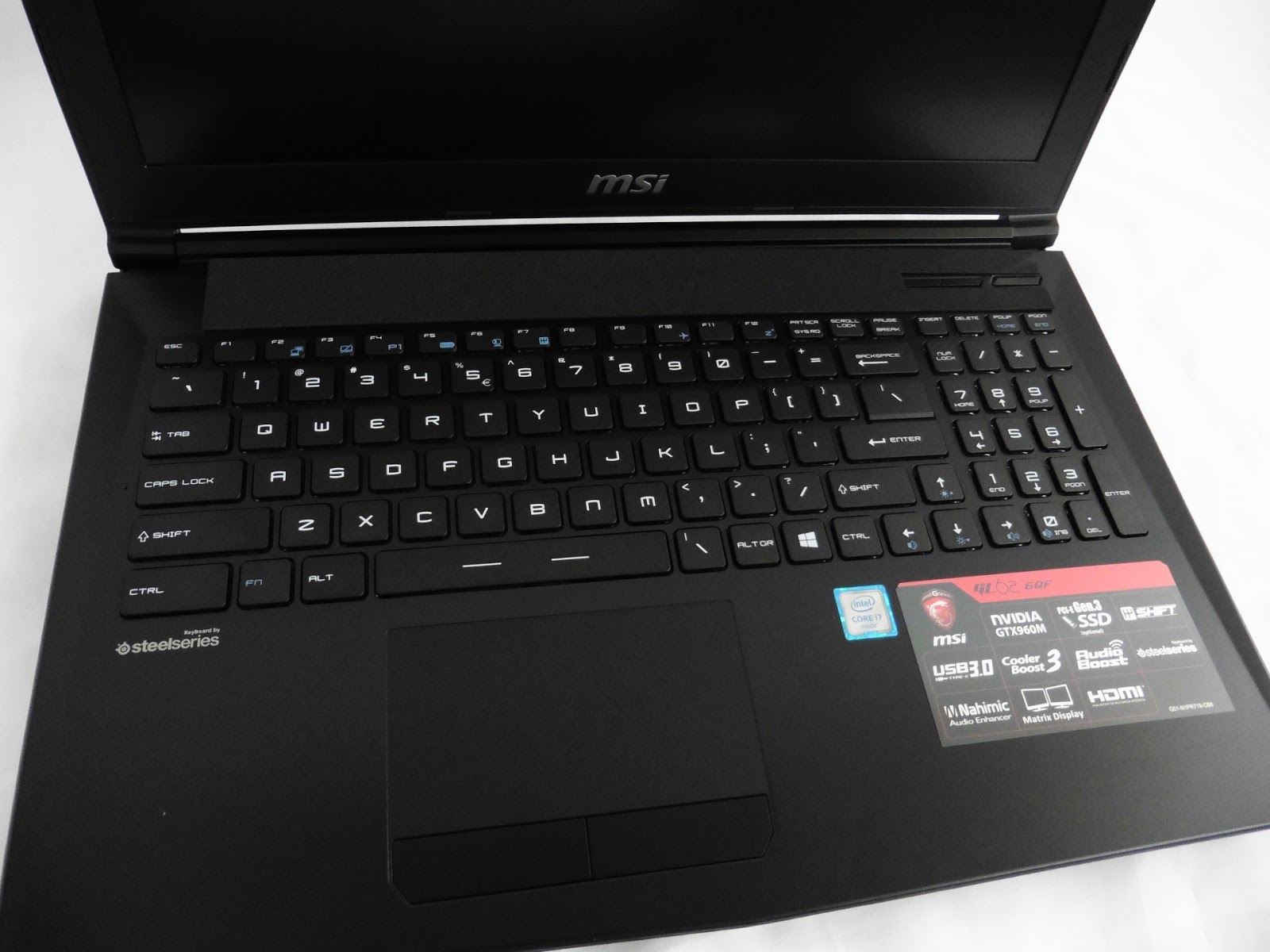 MSI Gaming GL62-6QF Gaming Notebook Review
