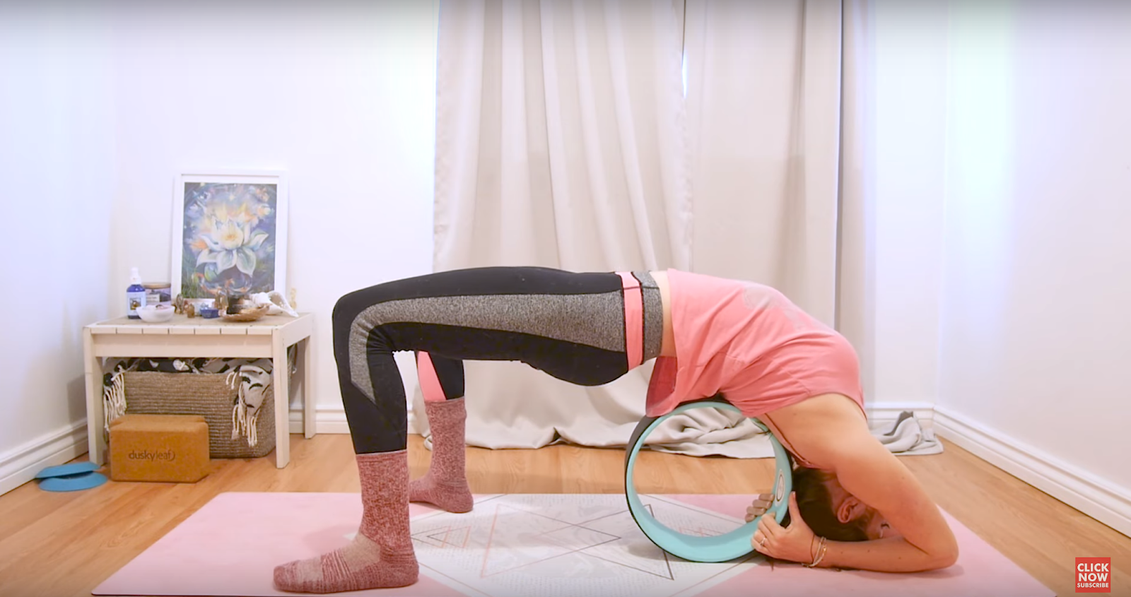 Full Body Stretch with a Yoga Wheel - Yoga with Kassandra Blog