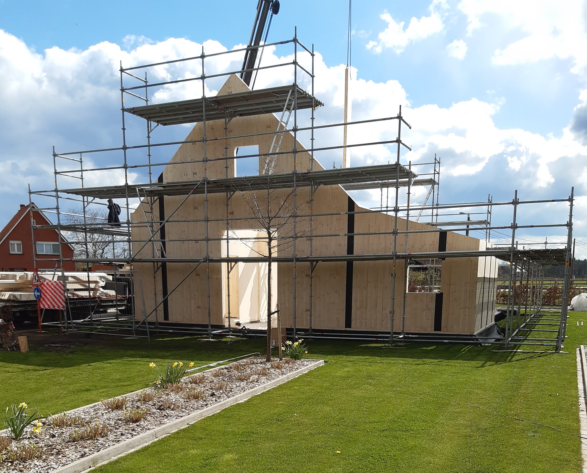 CLT project in aanbouw | Kristof Van Dun BVBA