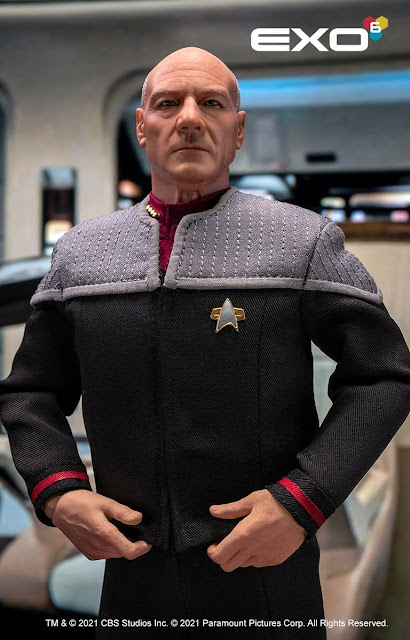 The Trek Collective: EXO-6 preview Captain Picard action figure, and ...