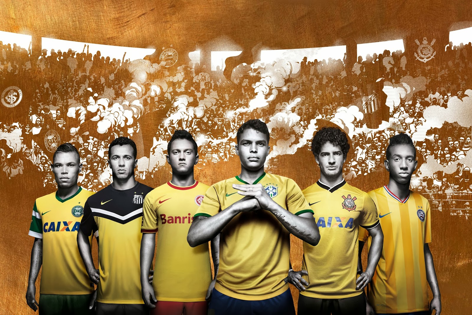 Premier Brasilian Club Teams Show Support For Brasil National Team ...