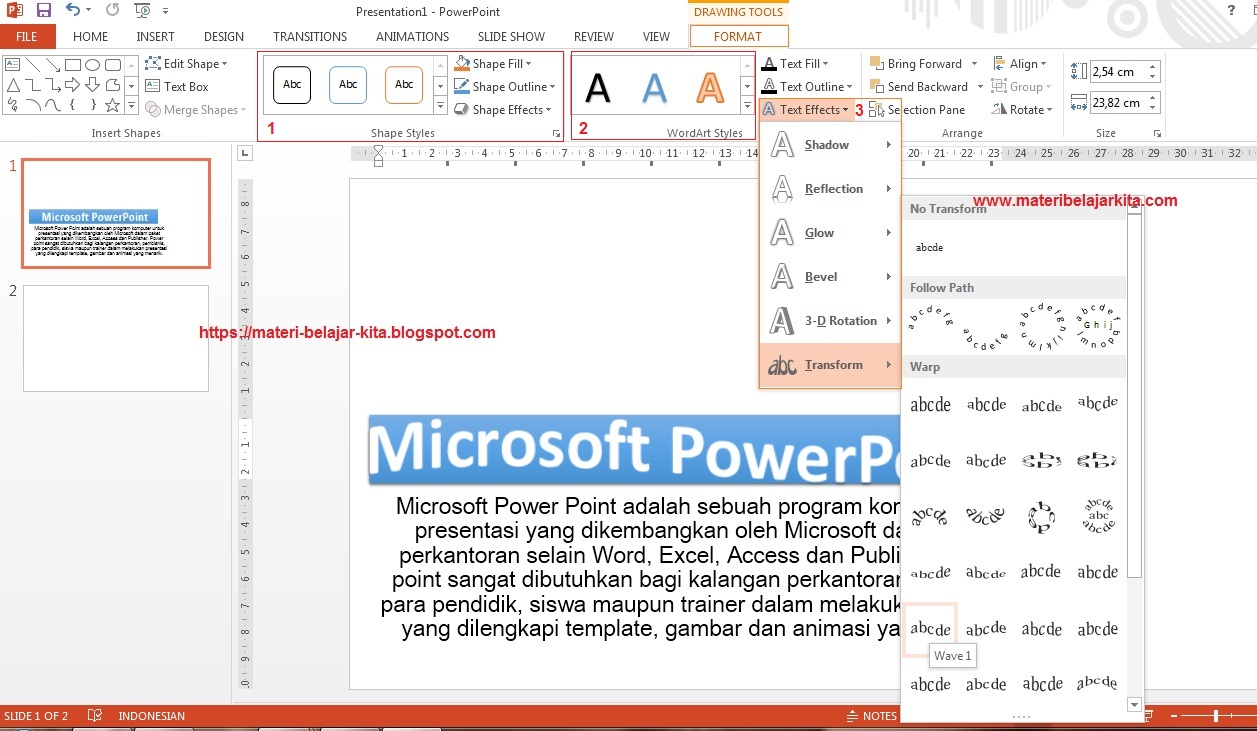 Cara Membuat Bahan Presentasi PowerPoint yang Menarik - Materi Belajar Kita