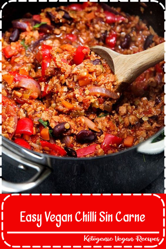 Easy Vegan Chilli Sin Carne - Food Lade