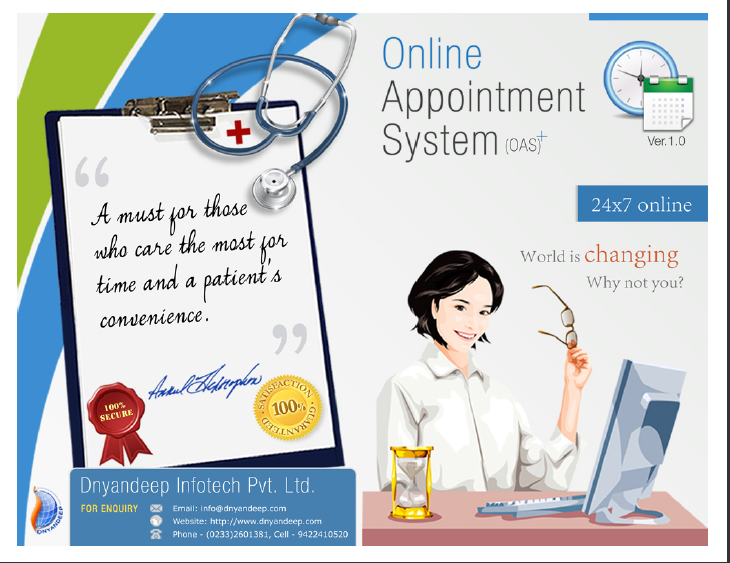 Dnyandeep: New Online Appointment System for Hospitals