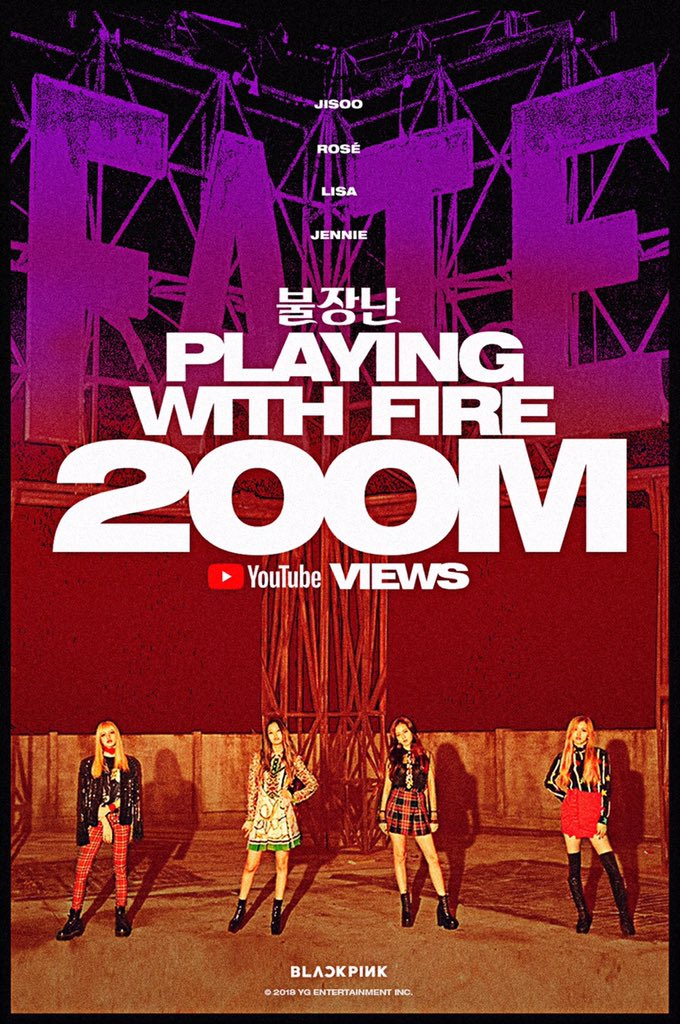 "BLACKPINK" ha llegado a los 200 millones de reproducciones con "Play With Fire" - KpopWorld Mx ...