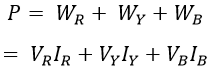 Three Wattmeter Method of Three Phase Power Measurement - its Disadvantages