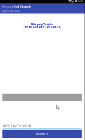 Cara Menciptakan Aplikasi Dengan Metode Sequential Search Android ...