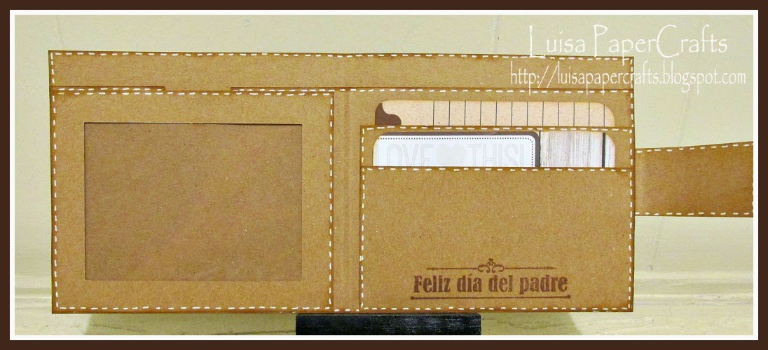 Luisa PaperCrafts: Cartera Día del Padre