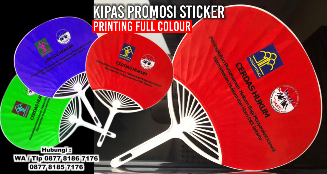 Kipas Promosi Sticker Printing Full Colour | zeropromosi | souvenir ...