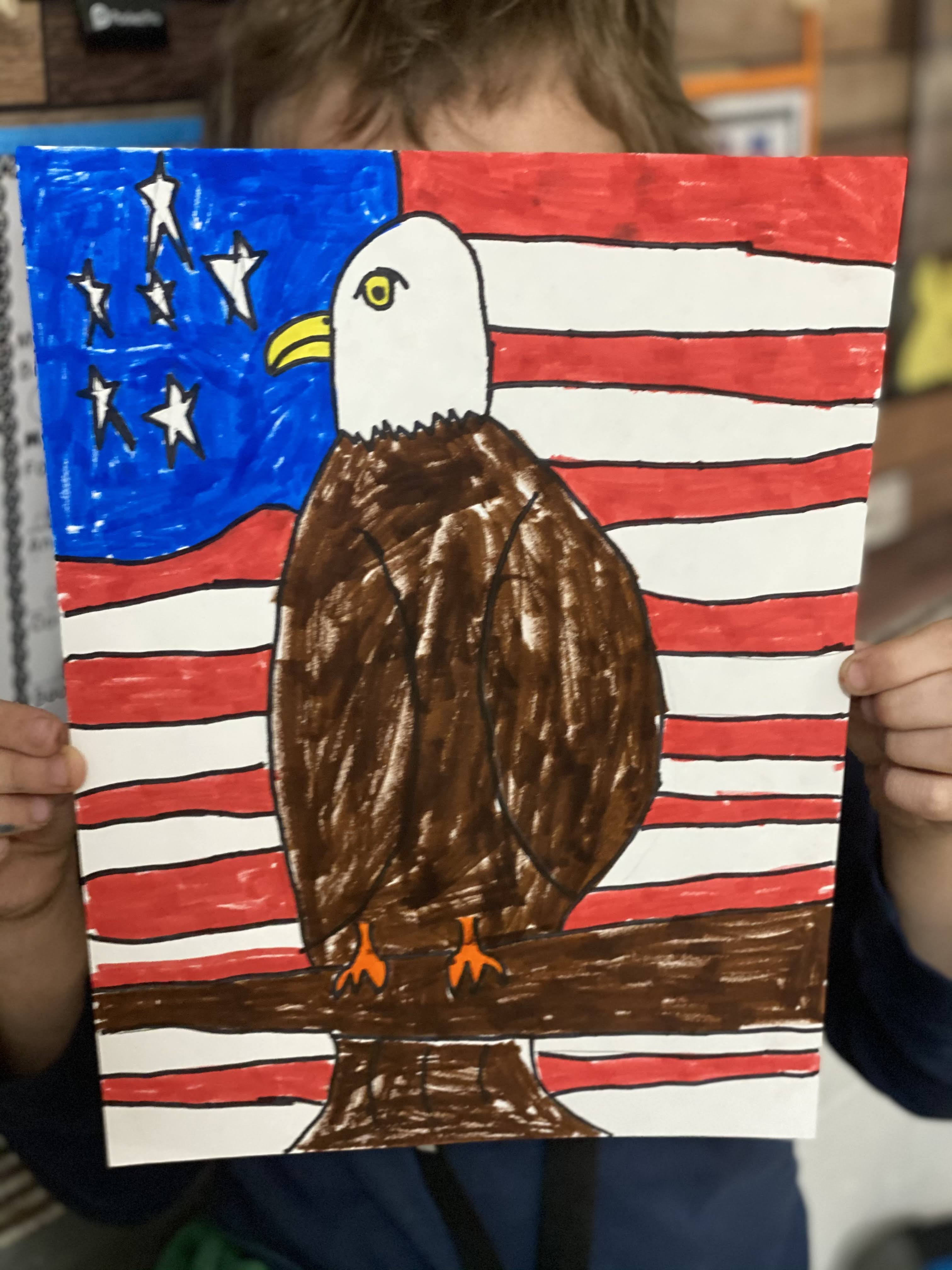 Elements of the Art Room: Patriotic art for Veterans Day!