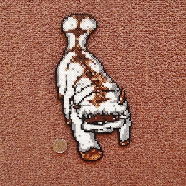 Long Black Fingers : Appa Mini Perler Bead