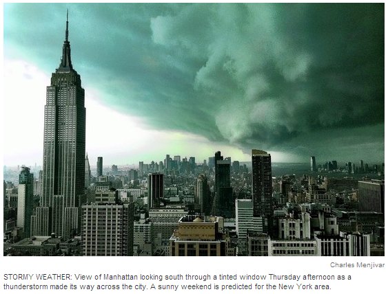 Doug Ross @ Journal: Photo: Funnel Cloud Over Manhattan
