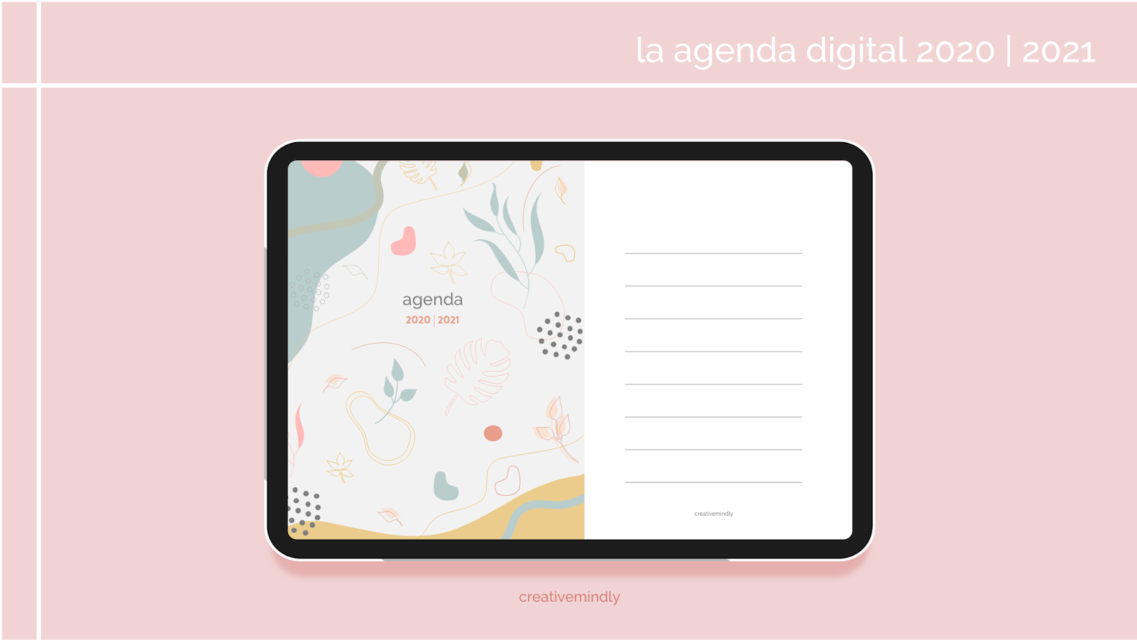 Creative Mindly: Pack agenda y cuaderno profe digital 2020 2021