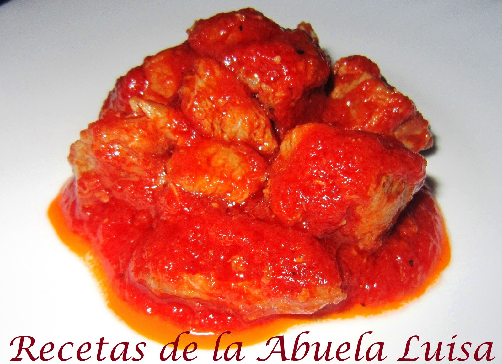 MAGRA CON TOMATE : Recetas de la Abuela Luisa