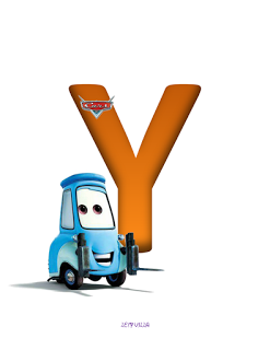 Alfabeto de Cars con Minúsculas y Números. - Oh my Alfabetos!