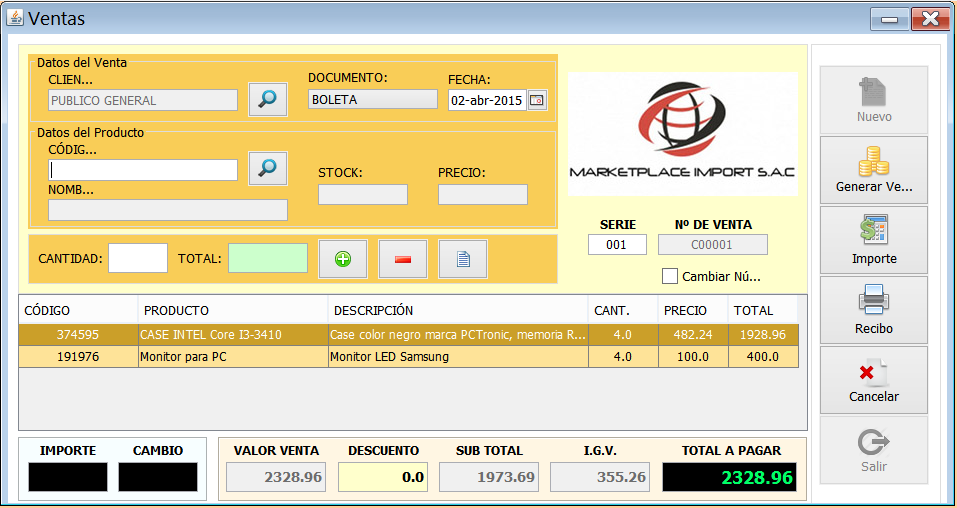 Código Sistema de Ventas en Java y Mysql (Código de Barras) - 3 Capas ... Código Sistema de Ventas en Java y Mysql (Código de Barras) - 3 Capas ...