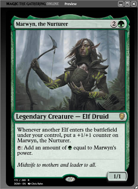 Magic the Gathering Adventures: A Brawl Remembrance: Marwyn Elves ...