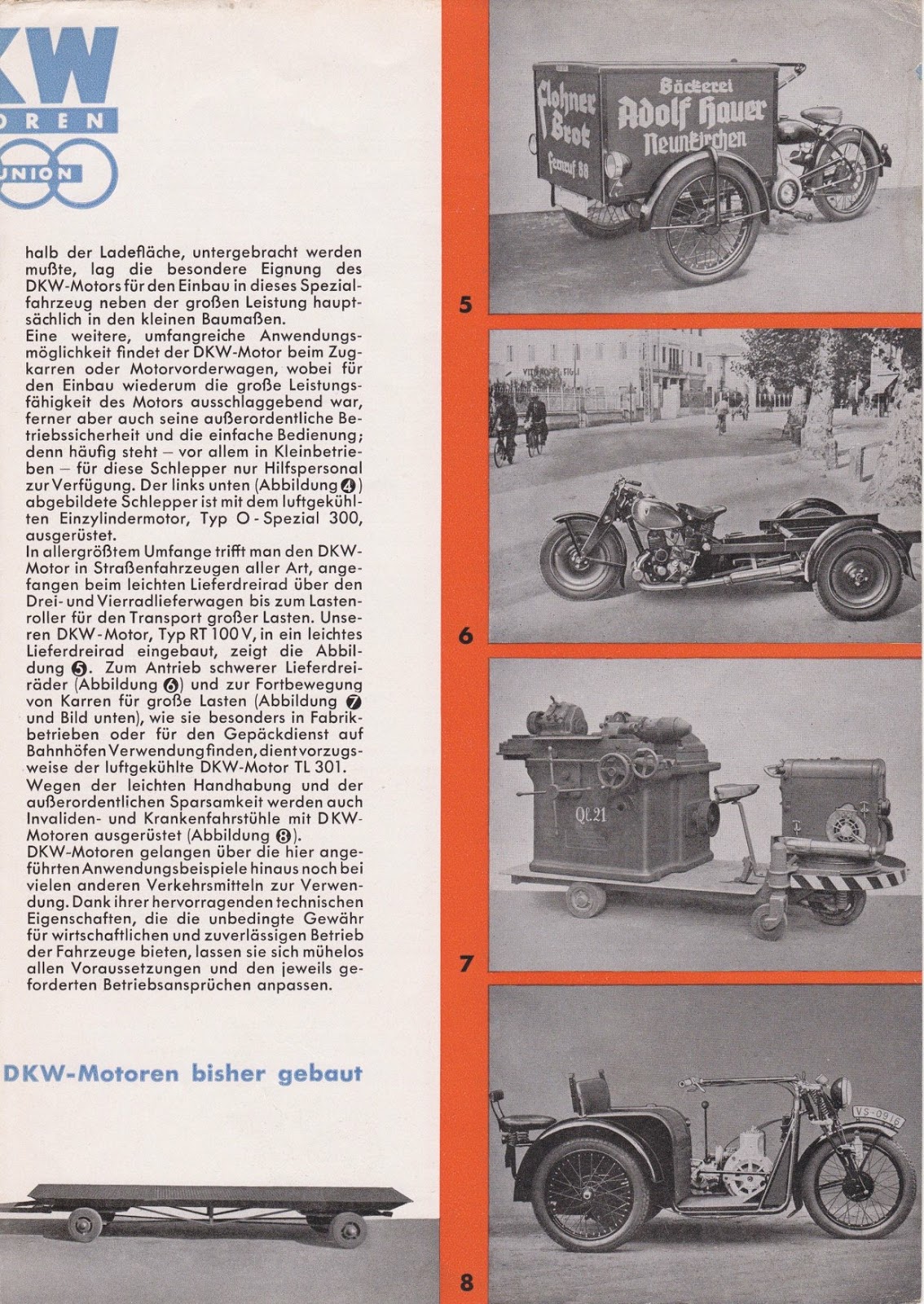 DKW Auto-Union Project: 1940 DKW Engines for Transport