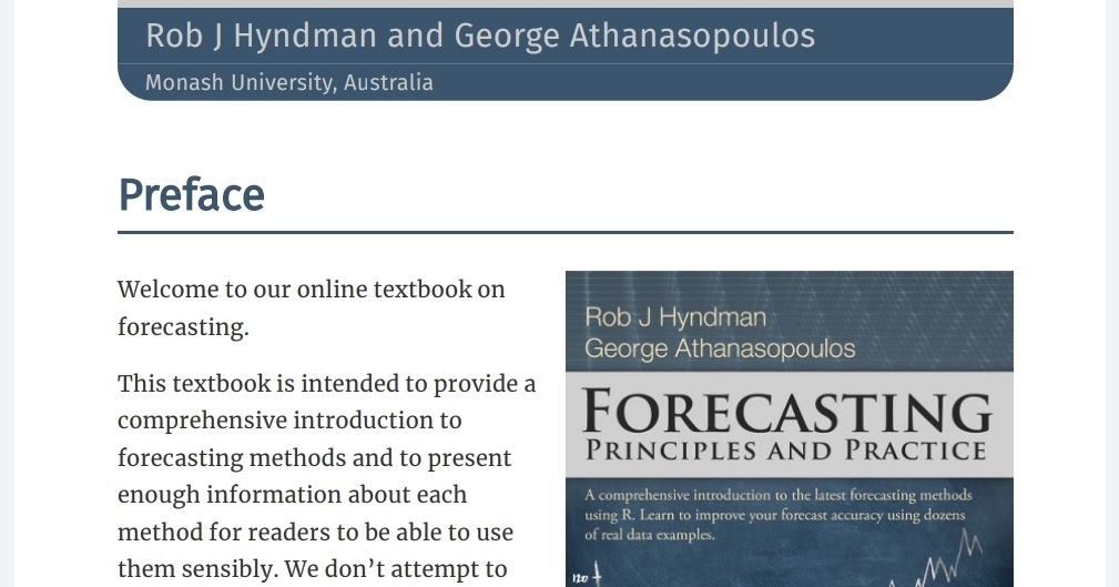 Forecasting Principles And Practice King Of Excel