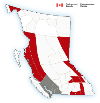 North Coast Review: In Comes the Arctic Outflow Warning for Inland areas