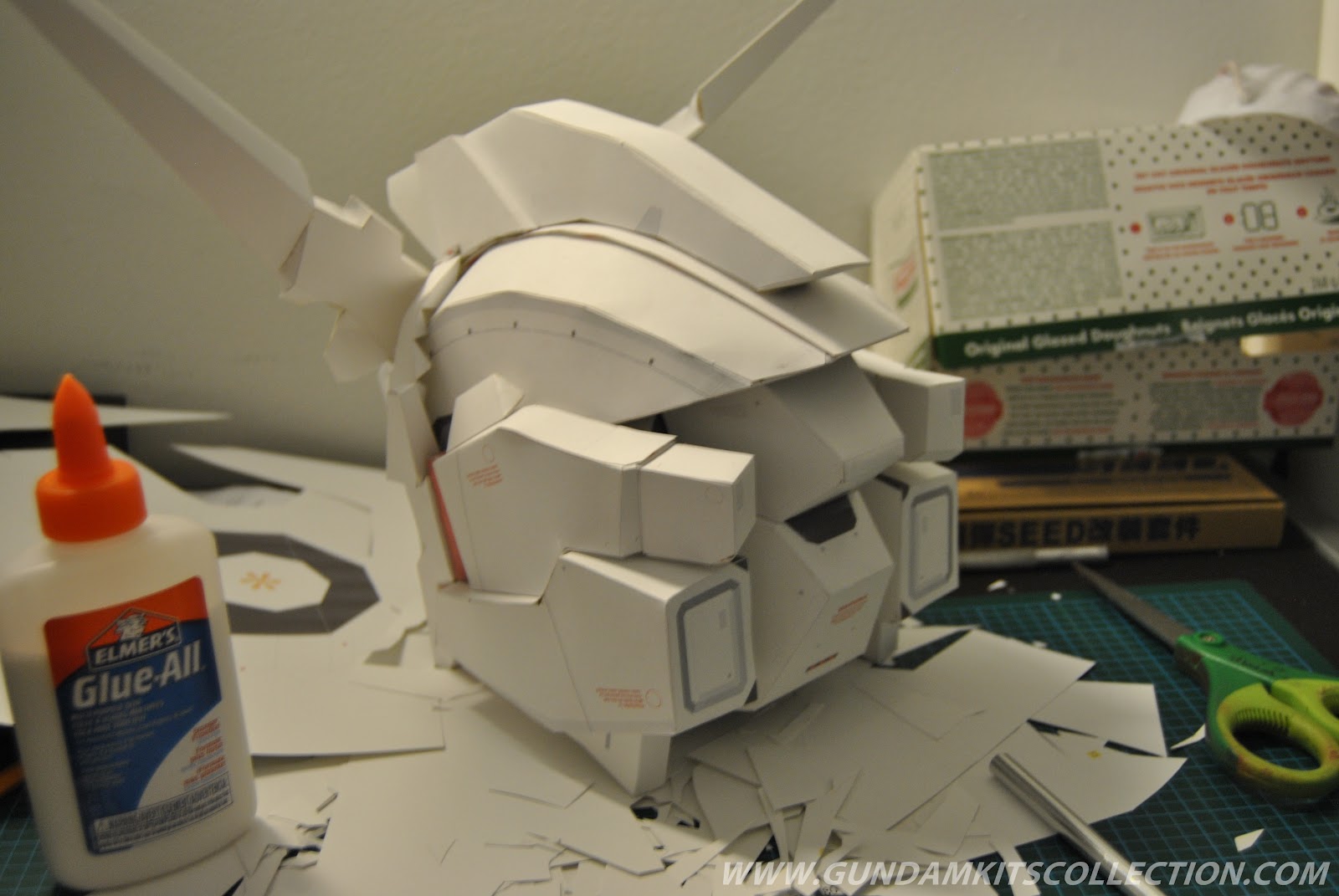 6 foot tall Unicorn Gundam Paper Replika Template WIP by Gundam Kits ...