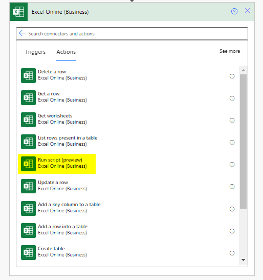 Ax Technical: How to use Excel Office Scripts in Power Automate