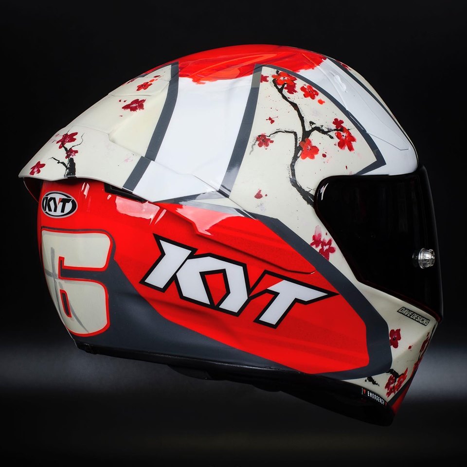 Racing Helmets Garage: KYT X.Fores 8 Hours Suzuka 2019 by Dave Designs