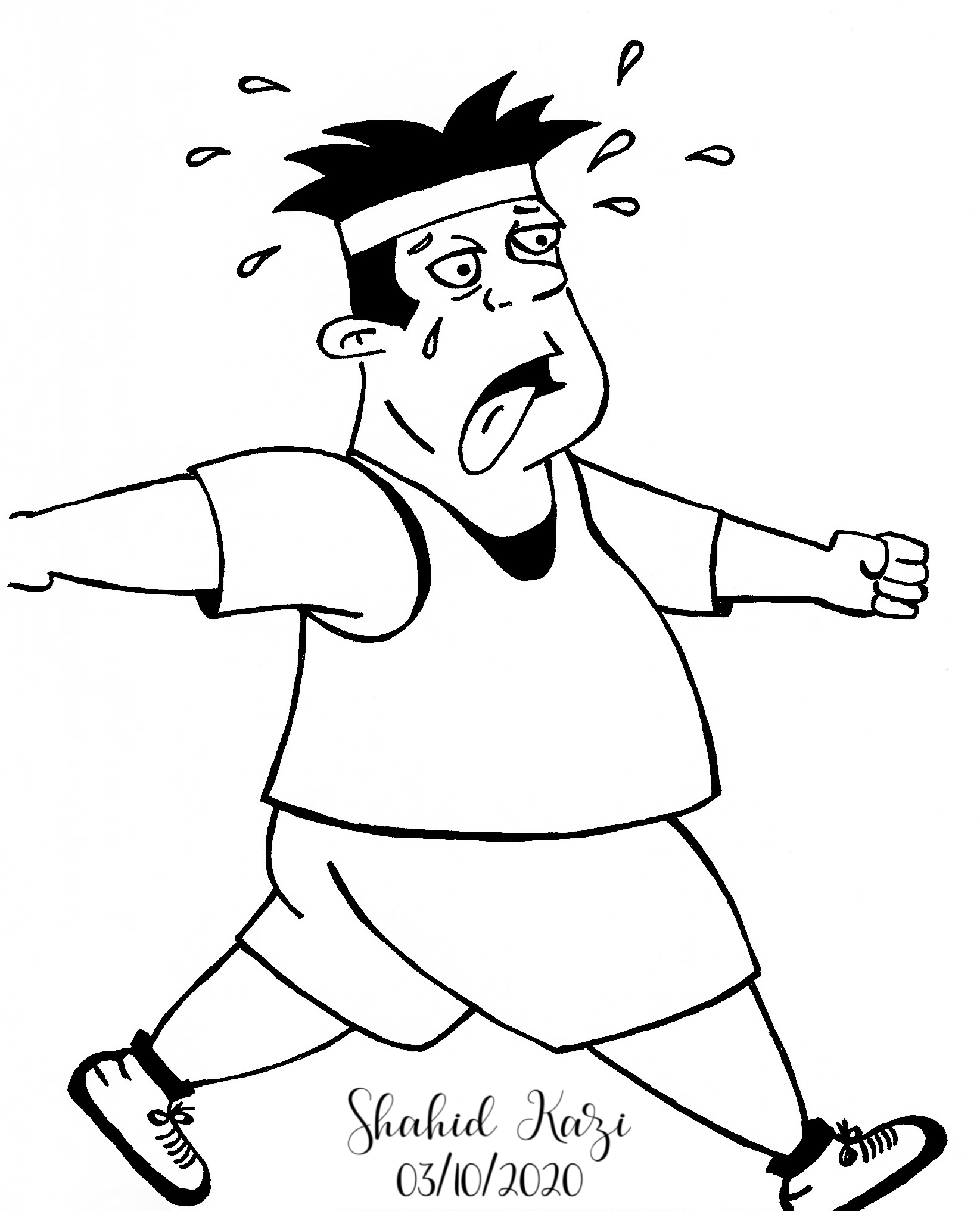 Bulky (Pen Drawing) - Shahid's Corner