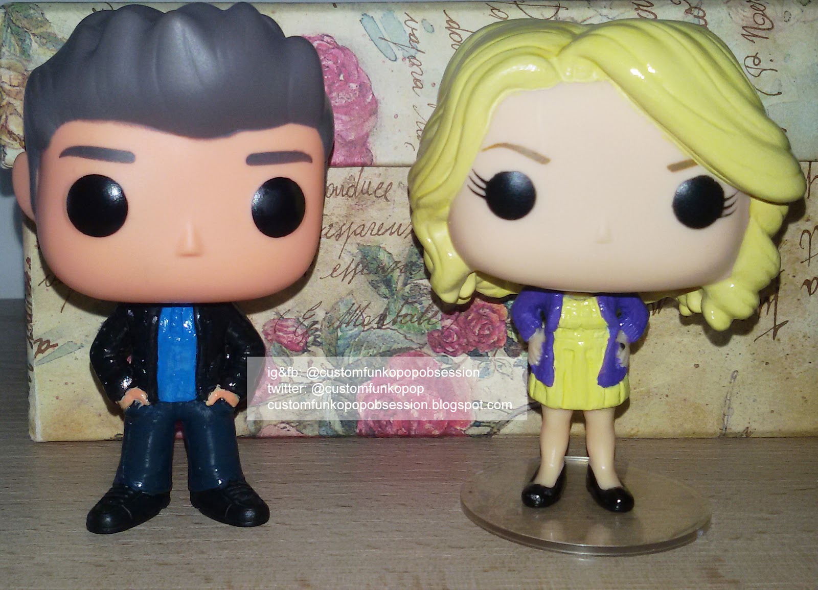 The Vampire Diaries Custom Funko Pop Of Stefan And Caroline