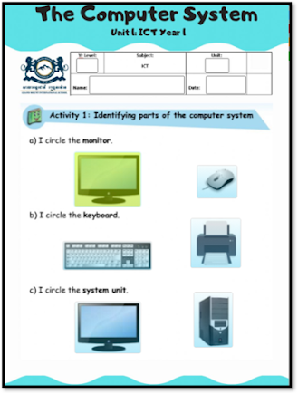 ICT SR KG MATA-MATA: ICT YEAR 1 : PARTS OF A COMPUTER