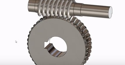 How to create sketch Worm gear Animation in Solidworks Design ...